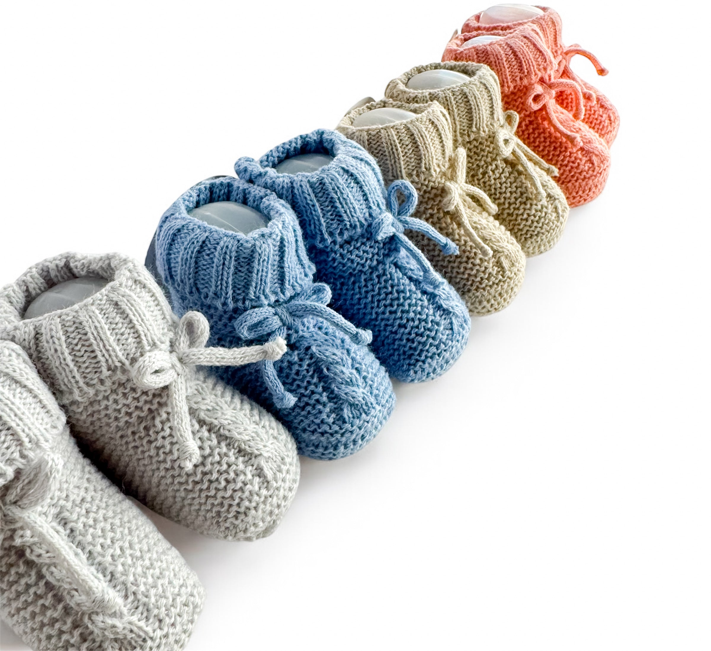 Noa Cable Knit Booties – Multiple Colors – CT Baby
